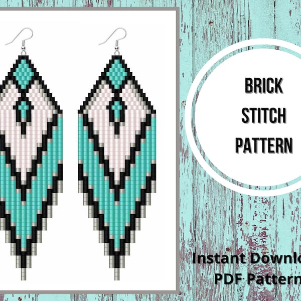 Native Beaded Earrings - Etsy