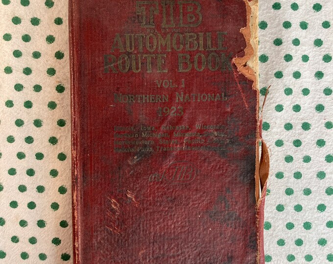Official TIB Automobile Route Book Vol 1 Northern National 1923 - Etsy