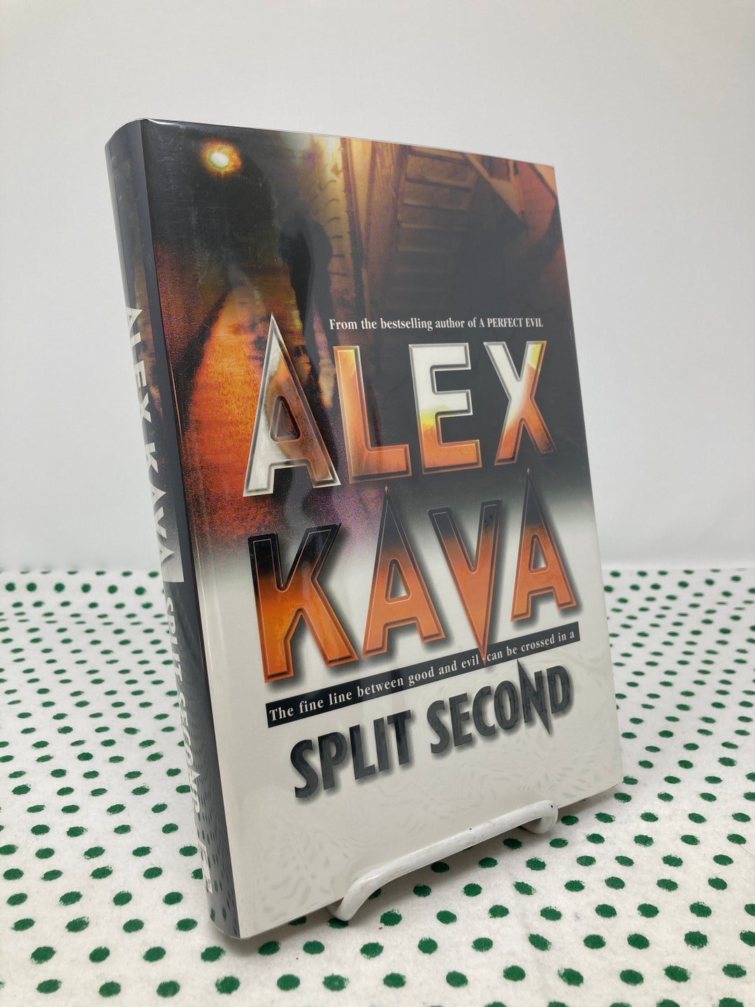 SIGNED Split Second by Alex Kava 1st Edition Vintage Hardcover - Etsy