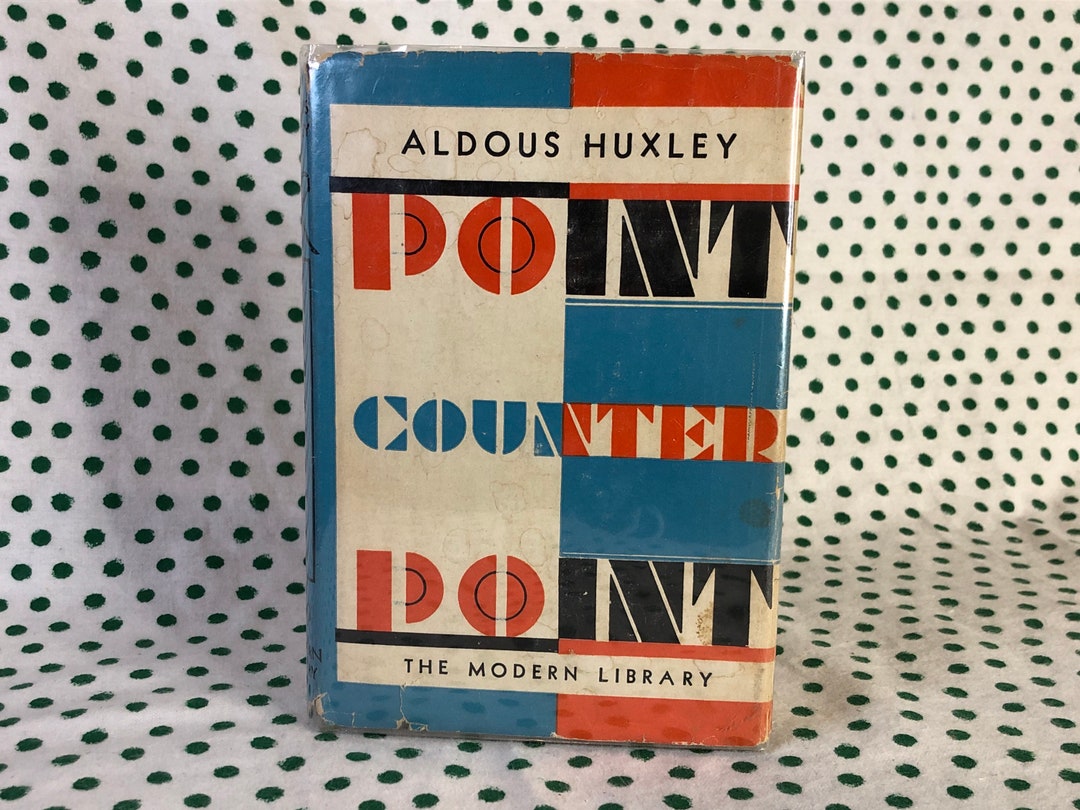Aldous Huxley -point Counter Point -hardcover -the Modern Library - Etsy