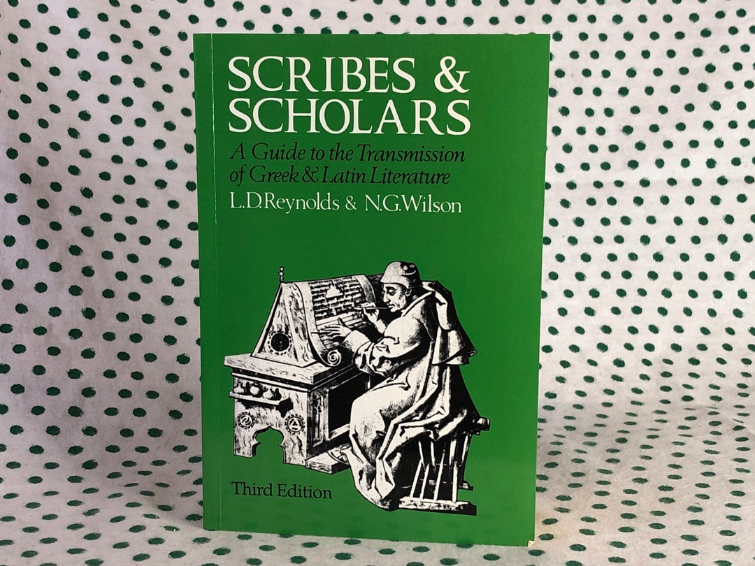 Scribes & Scholars a Guide to the Transmission of Greek and - Etsy