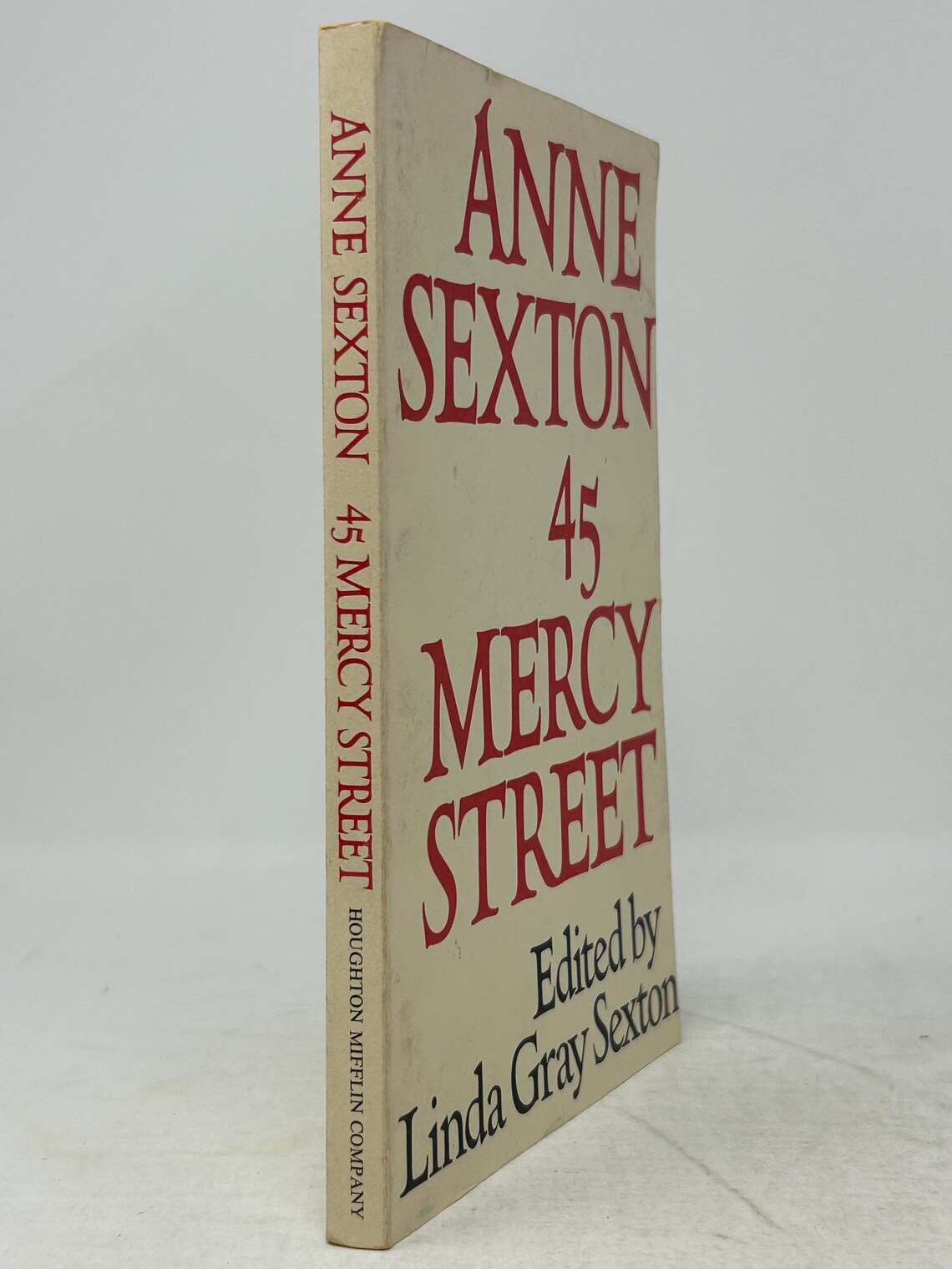 45 Mercy Street by Anne Sexton Vintage Softcover Book 1976 - Etsy