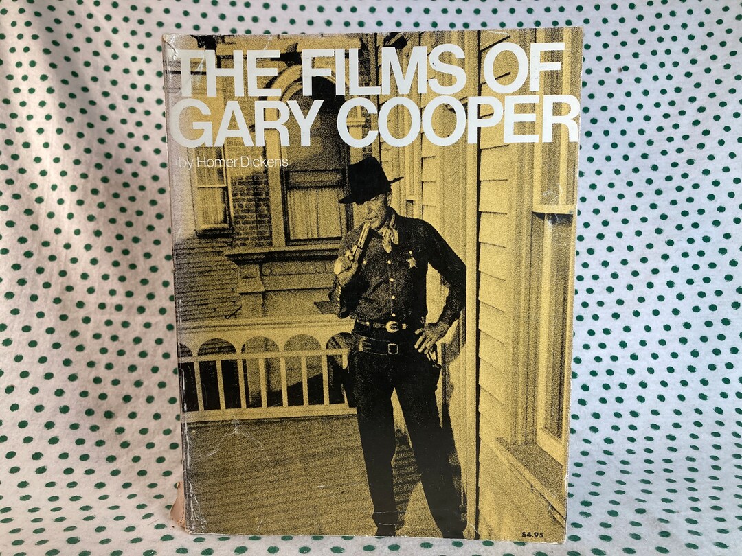The Films of Gary Cooper by Homer Dickens Softcover - Etsy