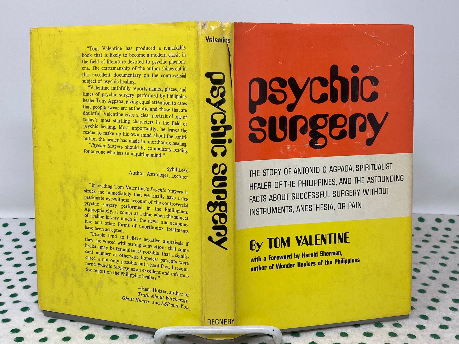 Psychic Surgery by Tom Valentine Vintage Hardcover - Etsy