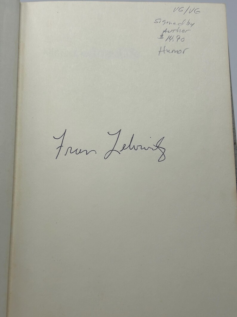 Libro de tapa dura antiguo, firmado, de Metropolitan Life, de Fran ...