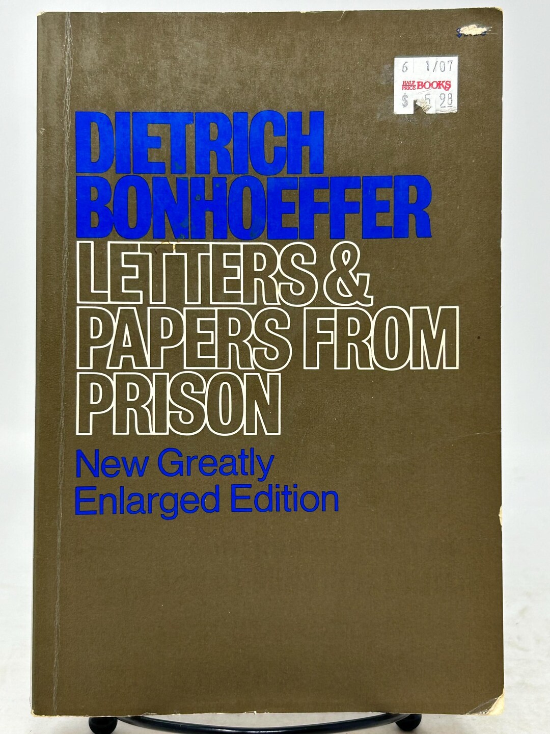 Letters & Papers From Prison by Dietrich Bonhoeffer Vintage Softcover ...