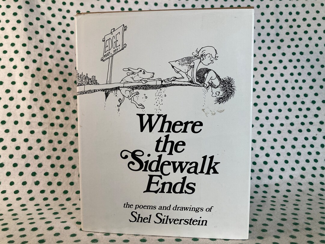 Where the Sidewalk Ends by Shel Silverstein Hardback 1974 - Etsy