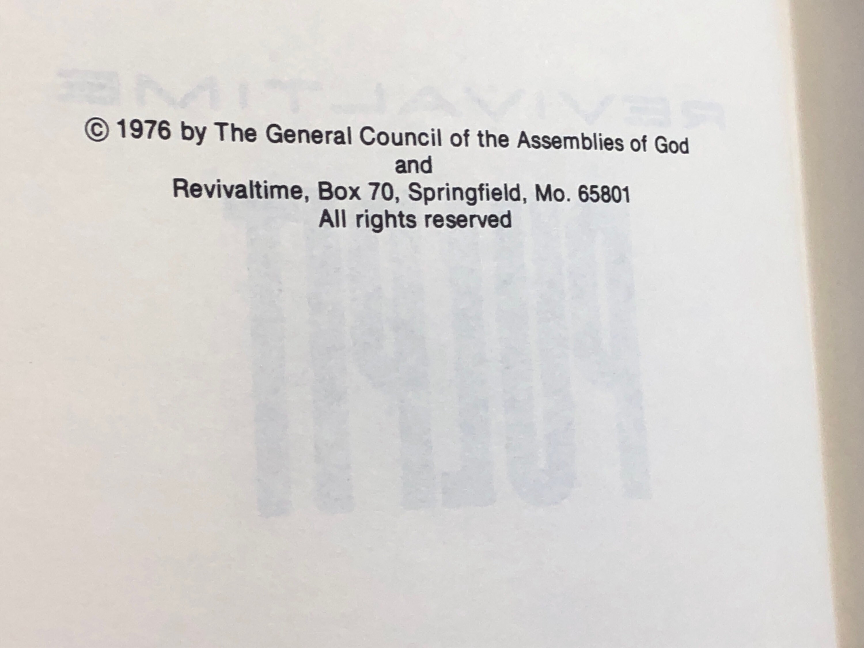 Revivaltime Pulpit No. 20 by C.M. Ward Hardcover - Etsy