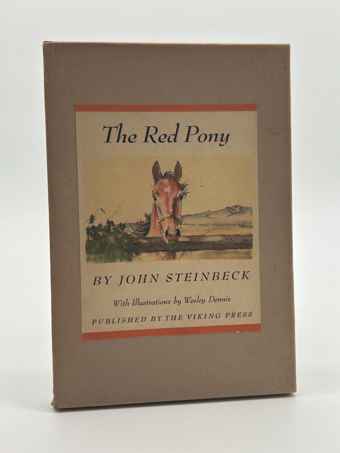 The Red Pony by John Steinbeck With Illustrations by Wesley Dennis ...