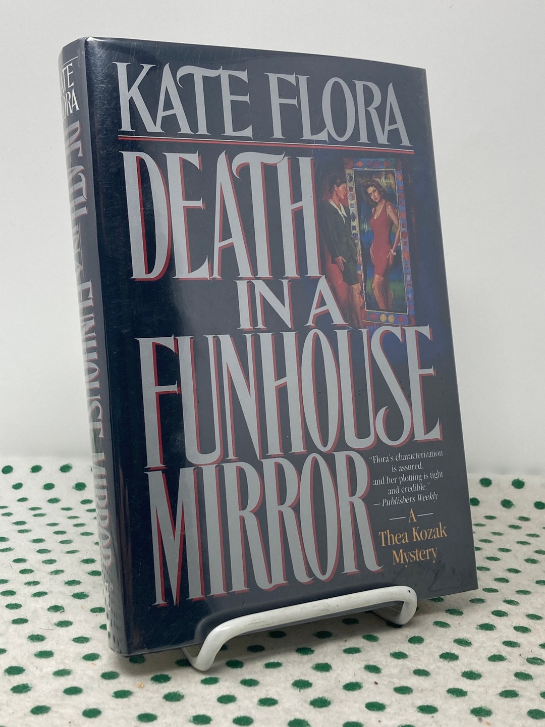 SIGNED Death in a Funhouse Mirror Hardcover First Edition - Etsy