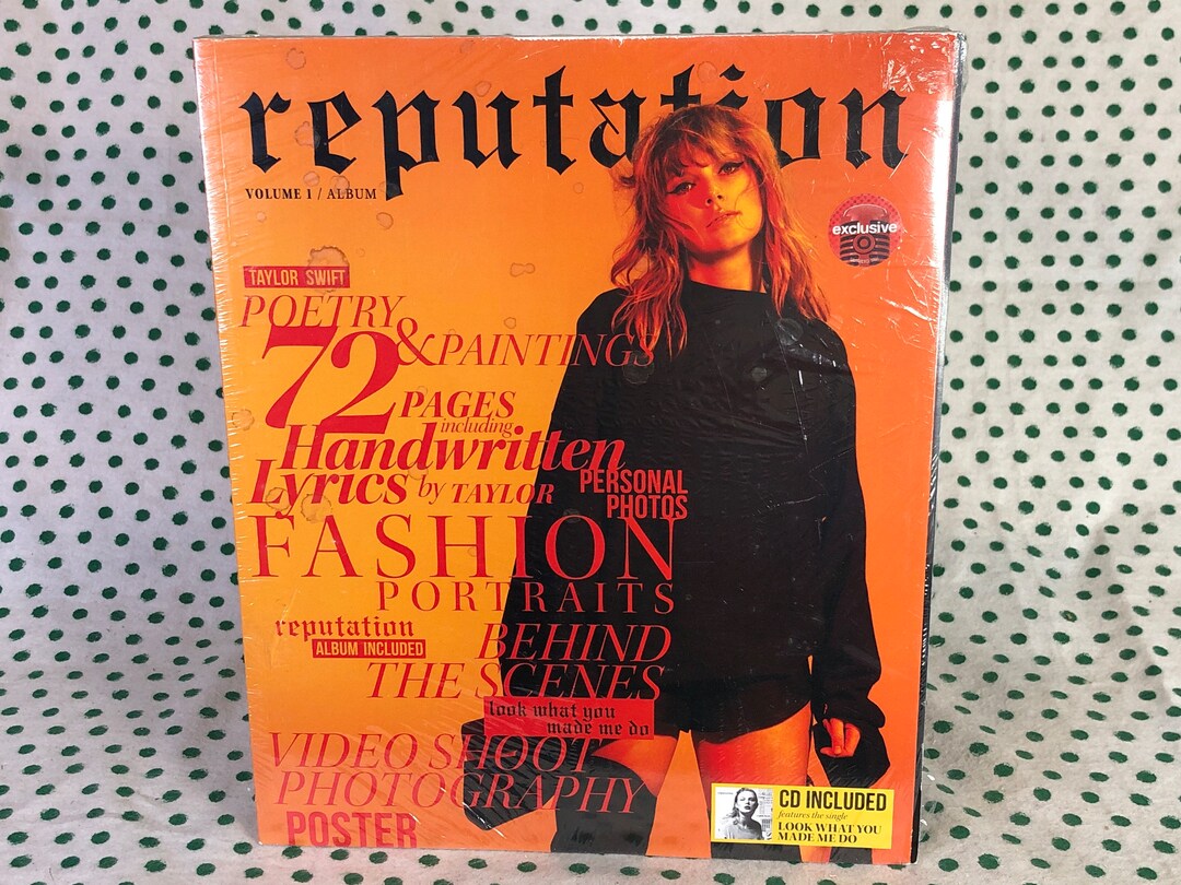 SEALED Taylor Swift Reputation Volume 1 Magazine CD Included - Etsy