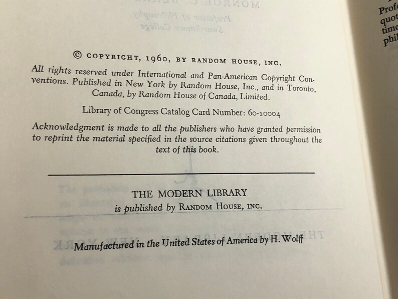 The European Philosophers From Descartes to Nietzsche Edited by Monroe ...