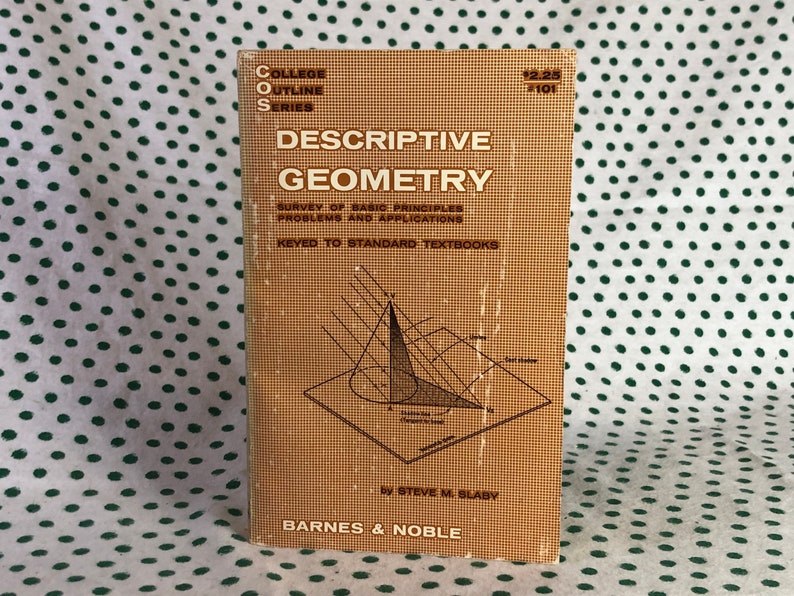 Descriptive Geometry by Steve M. Slaby Softcover - Etsy