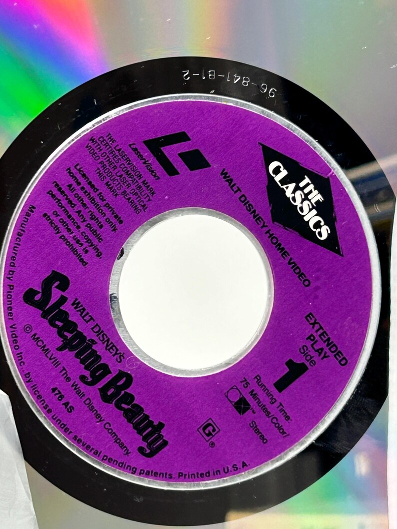 Laserdisc Sleeping Beauty - Etsy