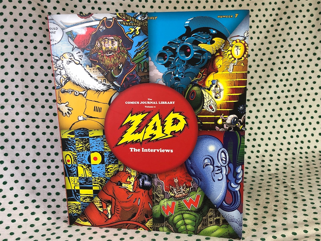 Zap the Interviews - Comics Journal Library Vol 9 Softcover - Etsy