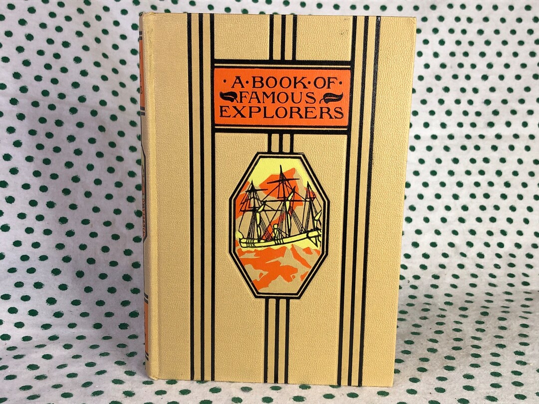 A Book of Famous Explorers -young Folks Library - Etsy