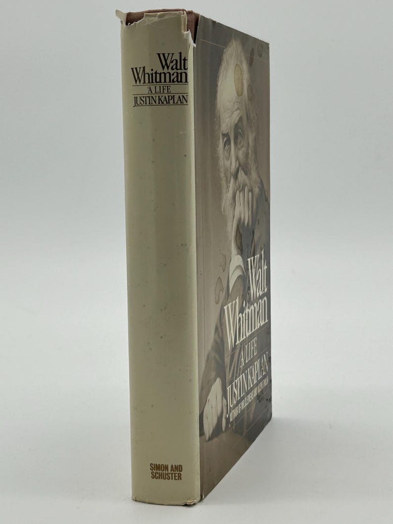 Walt Whitman: A Life by Justin Kaplan Vintage Hardcover Biography Book ...