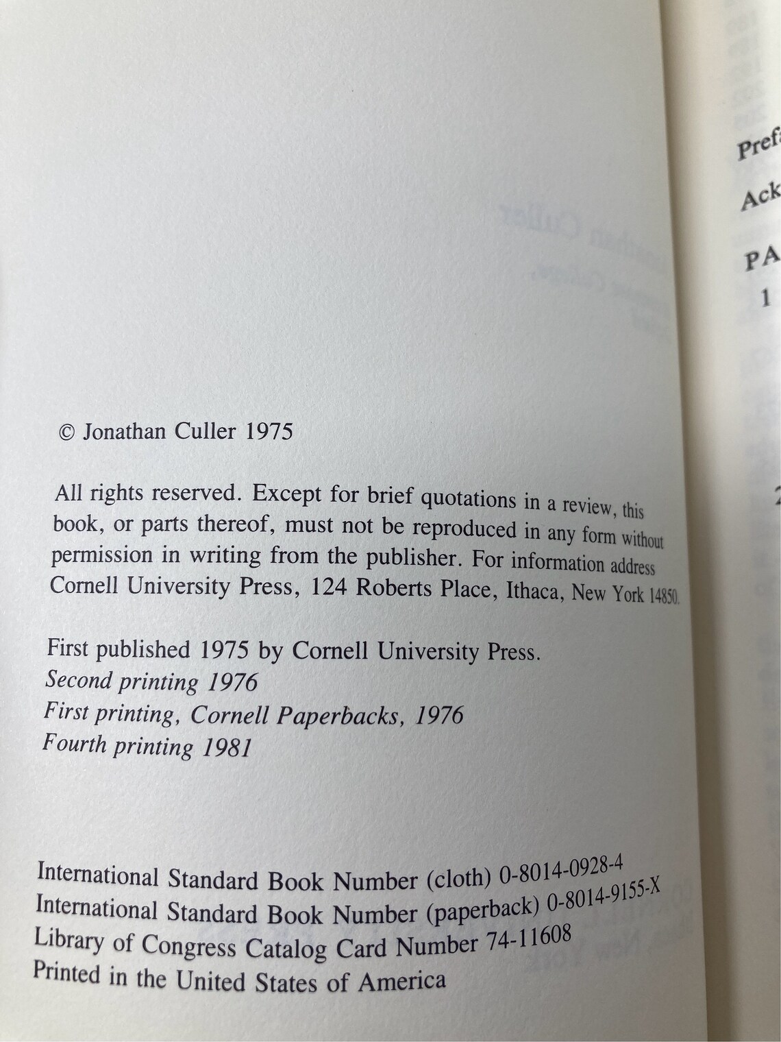 Structuralist Poetics: Structuralism, Linguistics, and the Study of ...