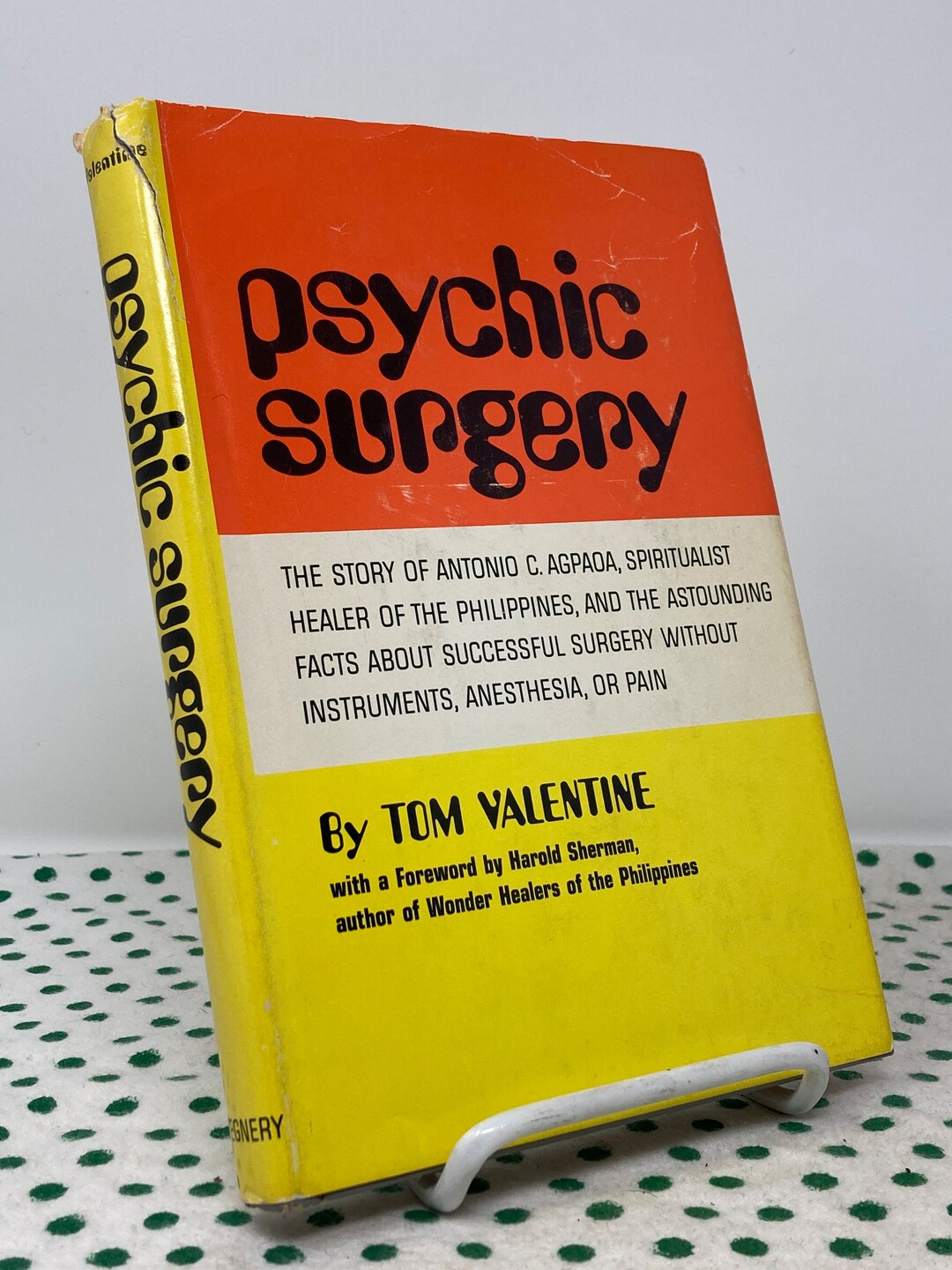 Psychic Surgery by Tom Valentine Vintage Hardcover - Etsy