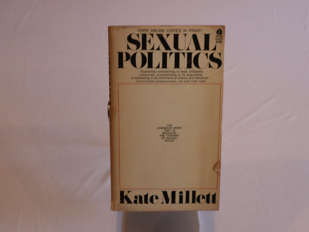 Sexual Politics Kate Millett Etsy