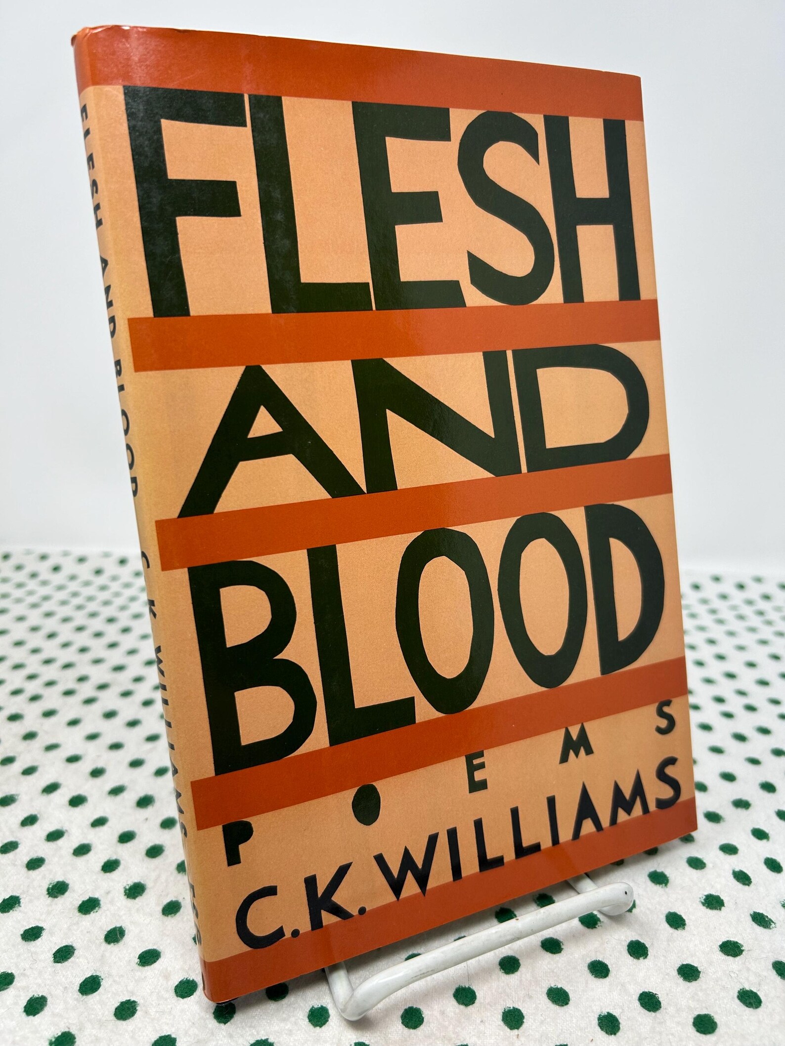 Flesh and Blood Poems by C.K. Williams Vintage Hardcover Book - Etsy
