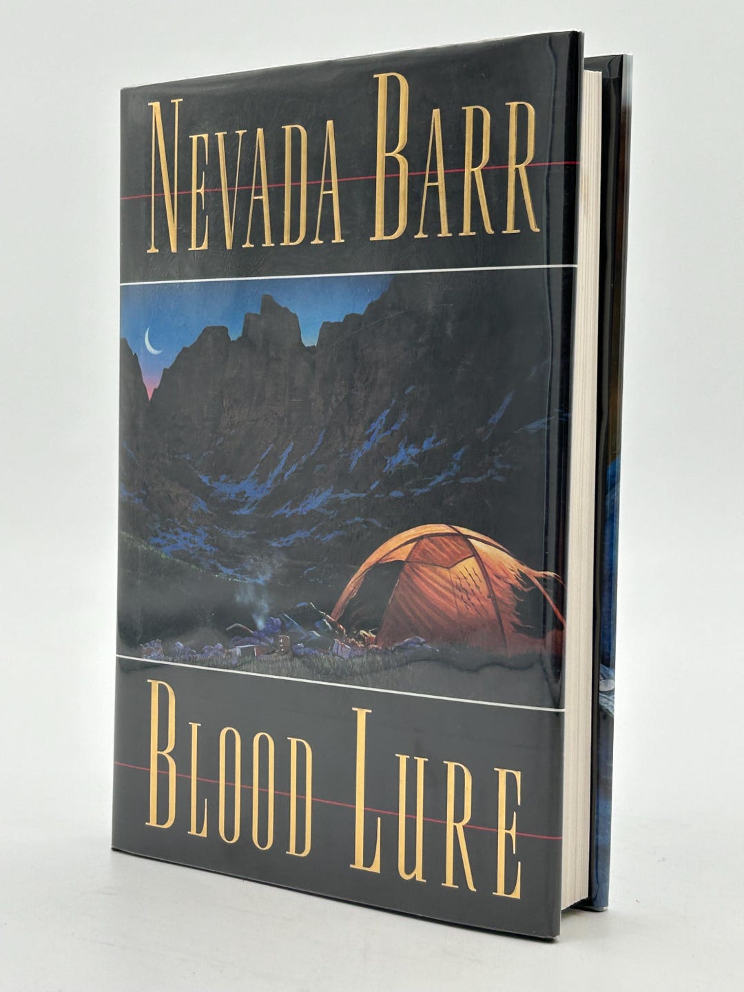 SIGNED Blood Lure by Nevada Barr Vintage Hardcover Mystery Book 2001 - Etsy