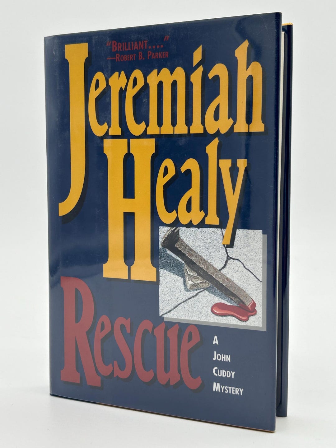 SIGNED Rescue by Jeremiah Healy Vintage Hardcover Mystery Book 1995 - Etsy