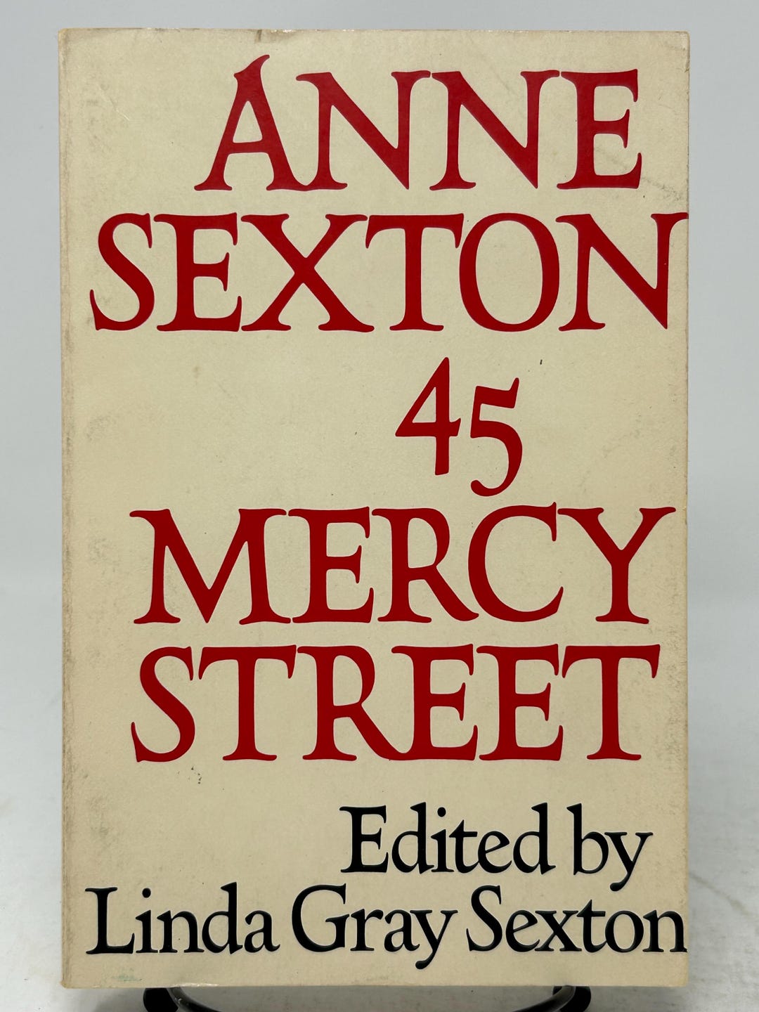 45 Mercy Street by Anne Sexton Vintage Softcover Book 1976 - Etsy