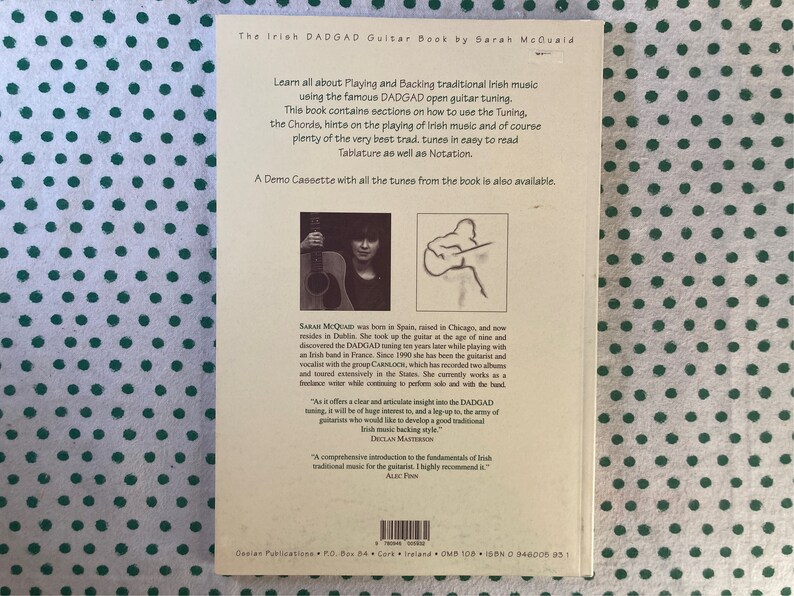 The Irish DADGAD Guitar Book by Sarah Mcquaid Vintage Softcover - Etsy