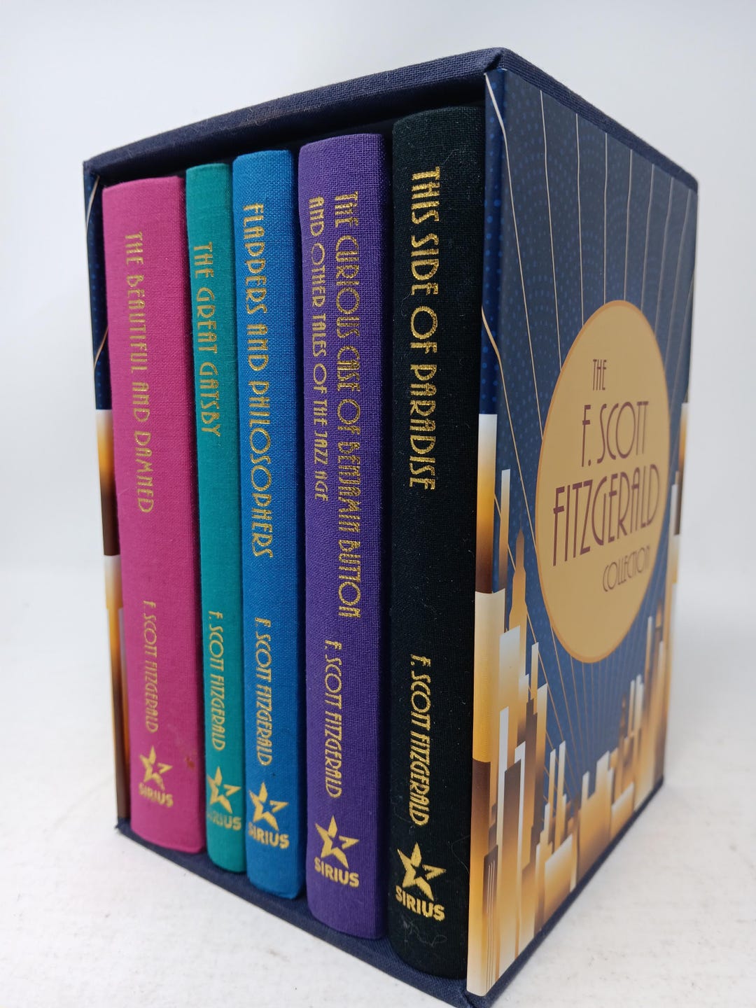F. Scott Fitzgerald Collection Box Set Hardcover Books in Slipcase the ...