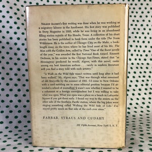 A Walk on the Wild Side by Nelson Algren -hardcover 1956 - Etsy