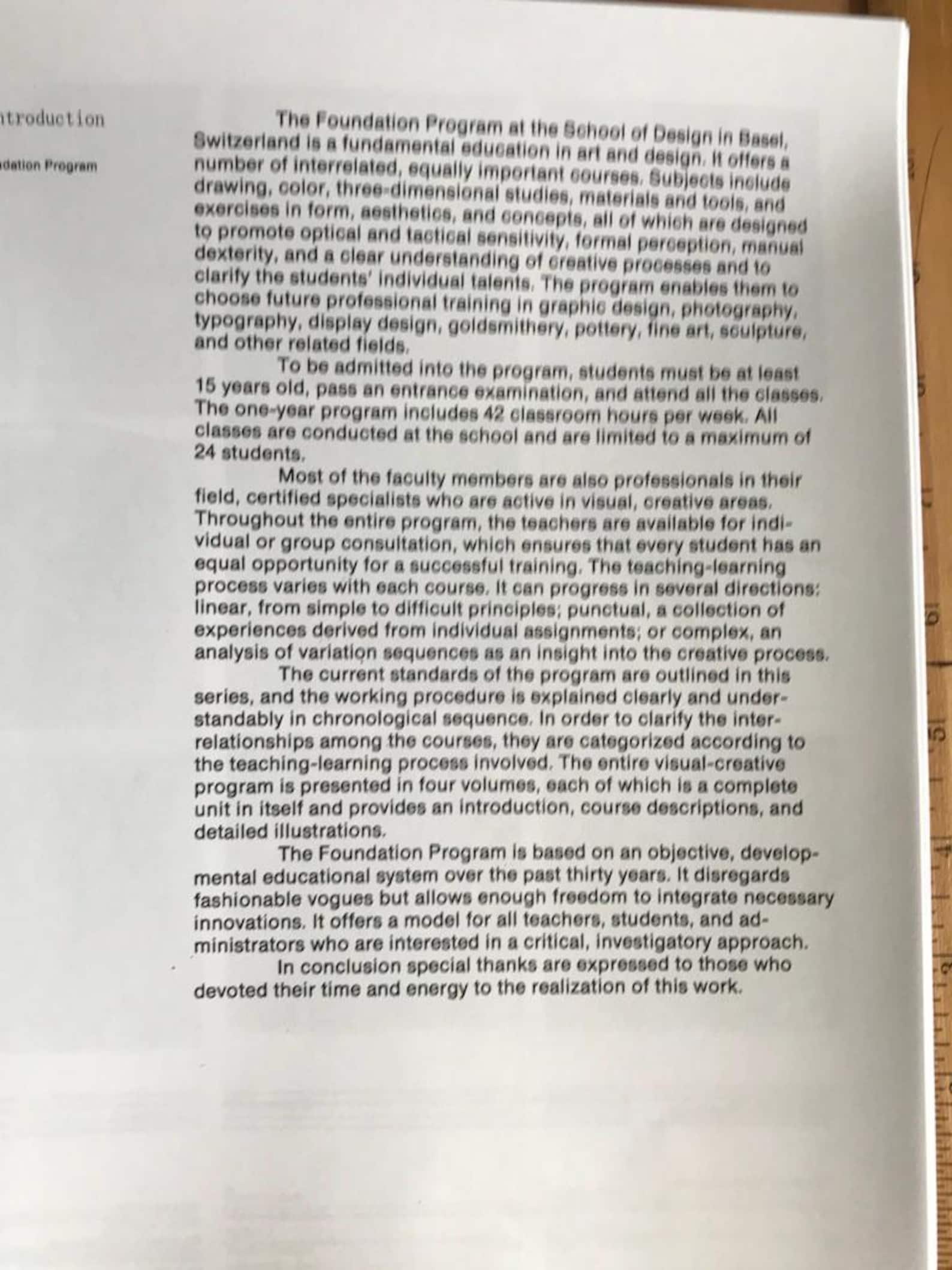 Manfred Maier (1981) Basic Principles of Design : Foundation Program ...