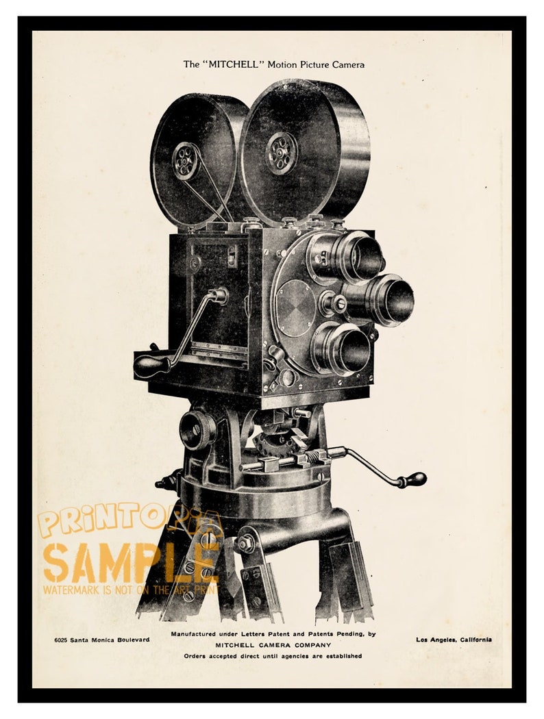 The "mitchell" Motion Picture Camera Company (1922) * Quality Art Print ...