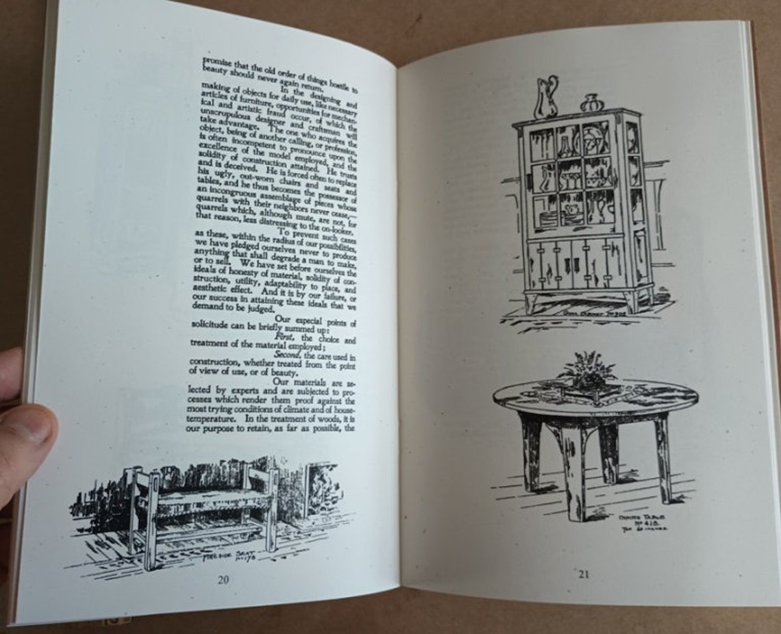 Chips From Workshop of Gustave Stickley 1901 Wood Leather Handmade ...