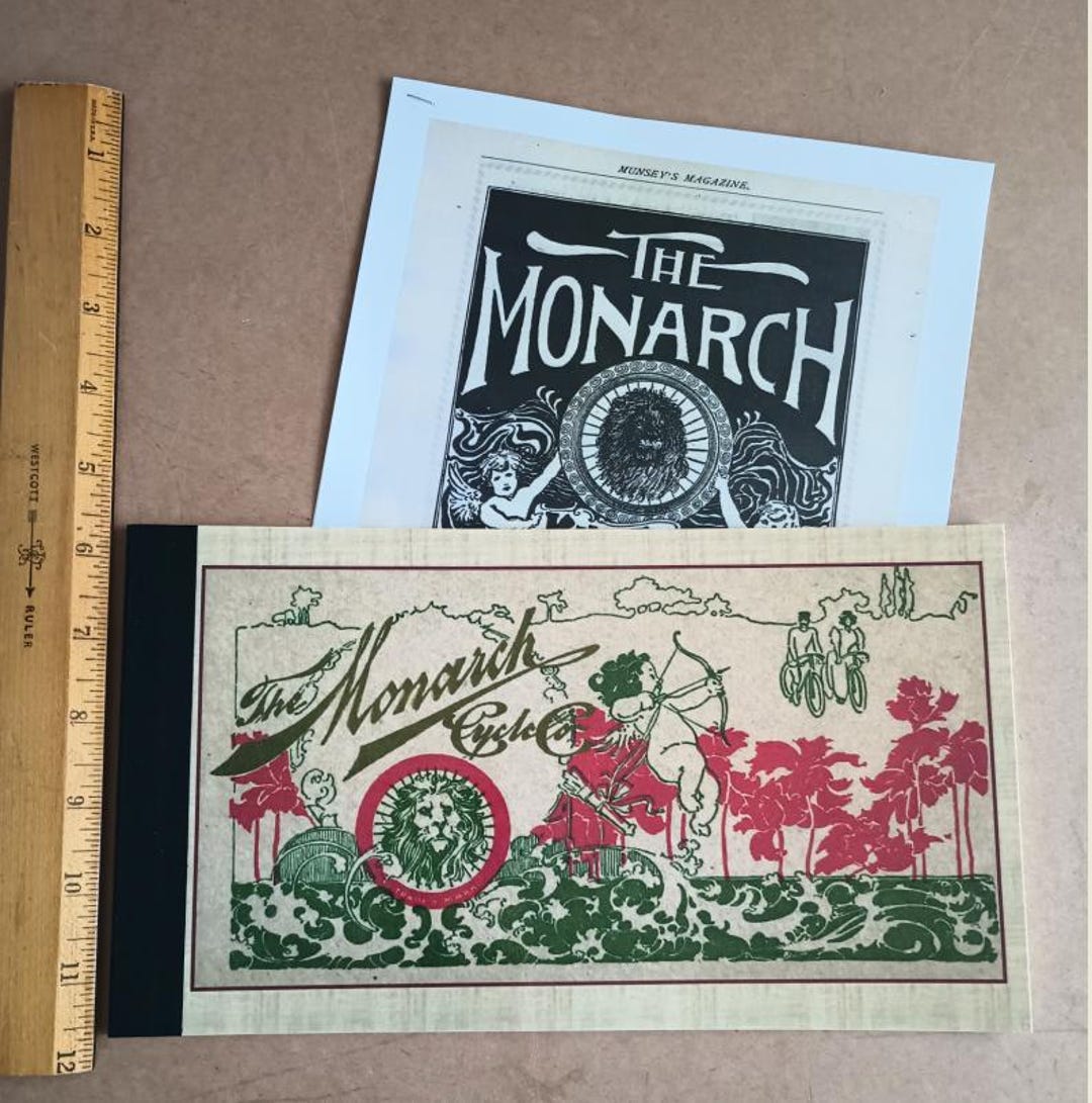 Monarch Cycle Co. (1894) Catalog of Bicycle Models + 28 Page Supplement ...