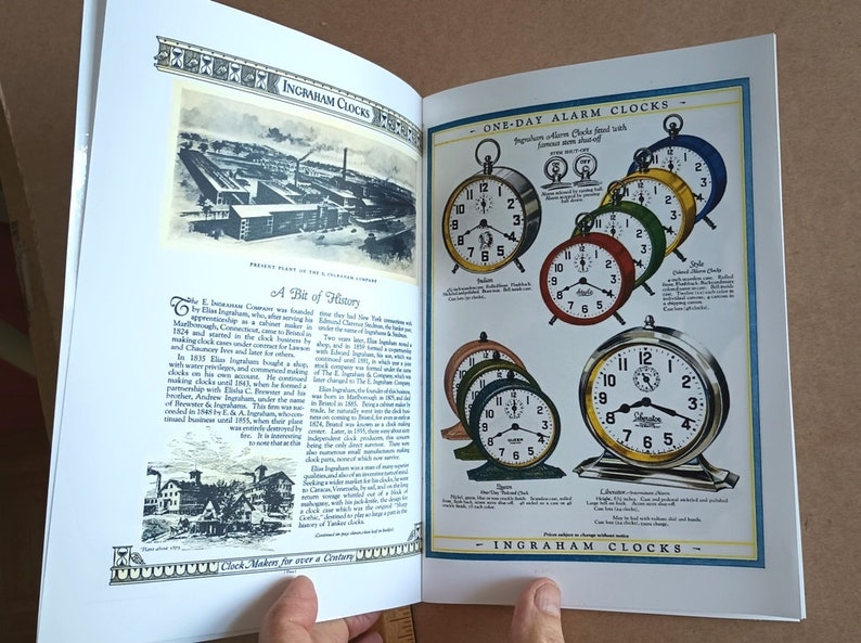 Ingraham Clocks (1929-1930) Trade Samples Catalog * Mantel Wall Alarm ...