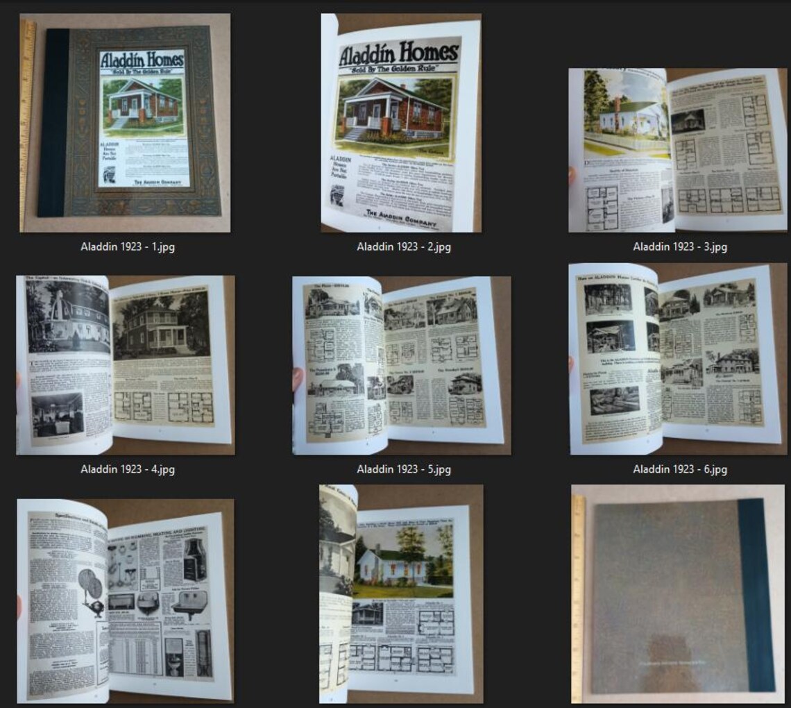 Aladdin Homes (1923) Model HOME Catalog Homecraft CRAFTSMAN California ...