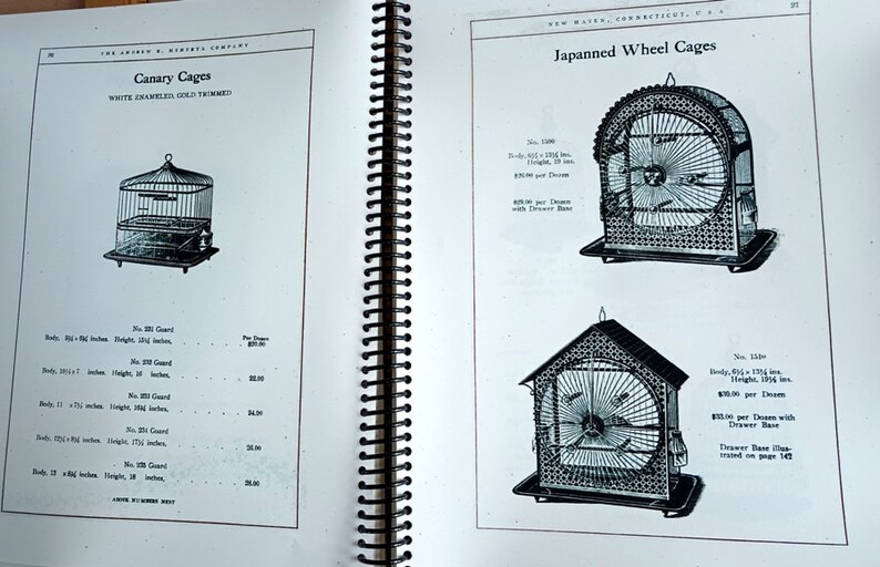 Hendryx (1910) Complete Catalog of Bird, Animal Cages, Chain, Wire ...
