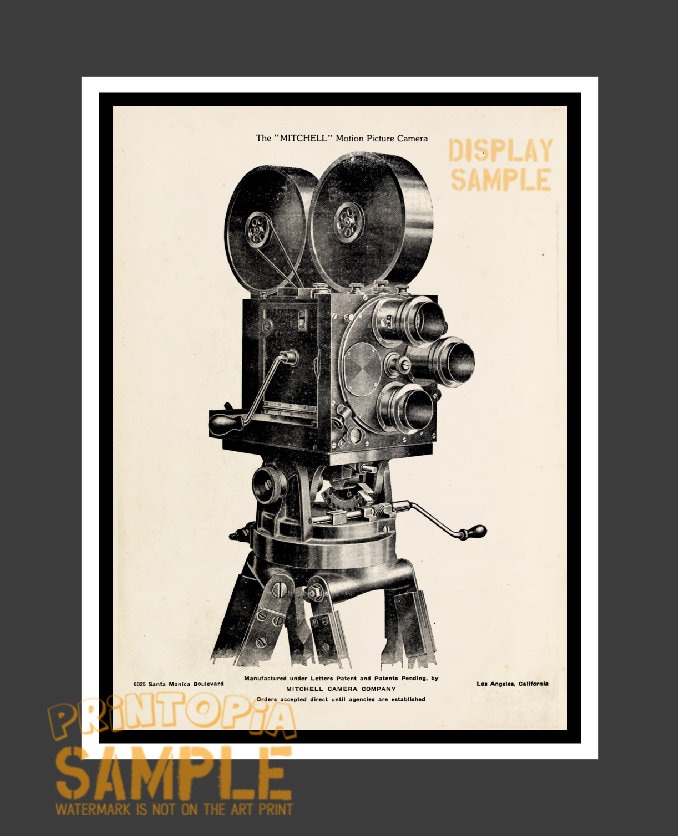 The "mitchell" Motion Picture Camera Company (1922) * Quality Art Print ...