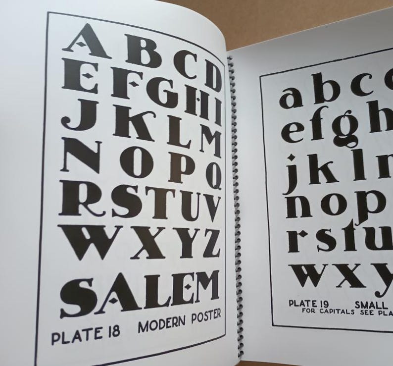 Harry Jacobs (1924) Alphabets Letters for Lettering * Sign Painters ...