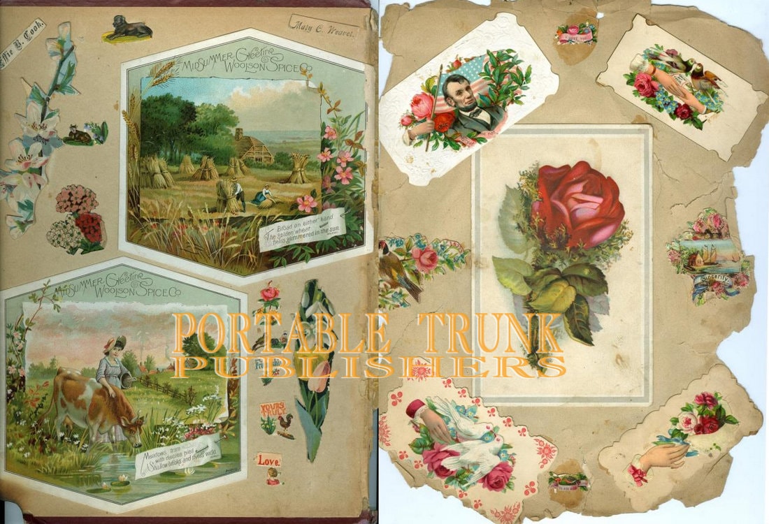 Victorian Scrap Book (1888) Album, 40 Printable Pages Delivered on PDF ...