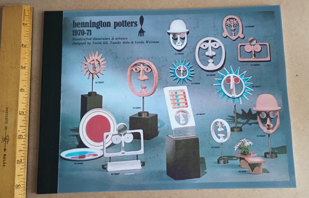 Bennington Potters (1970) CATALOG Handcrafted Dinnerware Artware ...