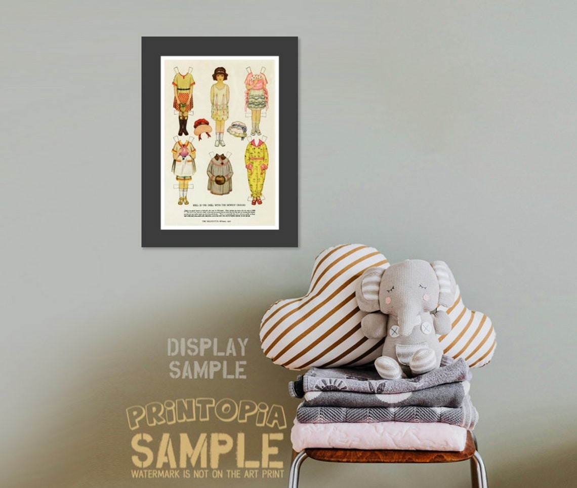 Dell Paper Doll W BUTTERICK (1921) Most Fashionable Dress Patterns ...