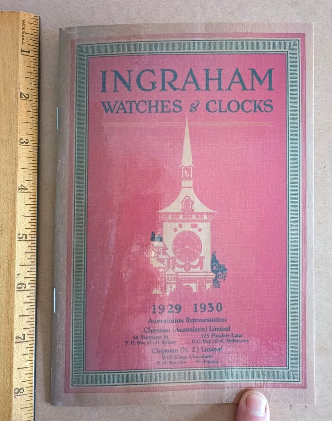 Ingraham Clocks (1929-1930) Trade Samples Catalog * Mantel Wall Alarm ...