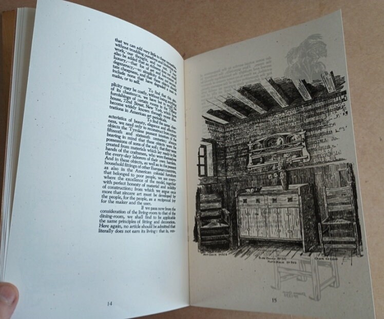 Chips From Workshop of Gustave Stickley (1901) Wood + Leather Handmade ...