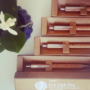 Eco Cork Writing Refillable Pen With One Extra Refill - Etsy