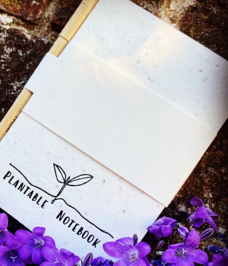 Plantable Notebook A6 | Seed Paper With Mix Wild Flowers Seed ...
