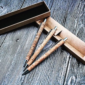 Eco Cork Writing Refillable Pen With One Extra Refill - Etsy
