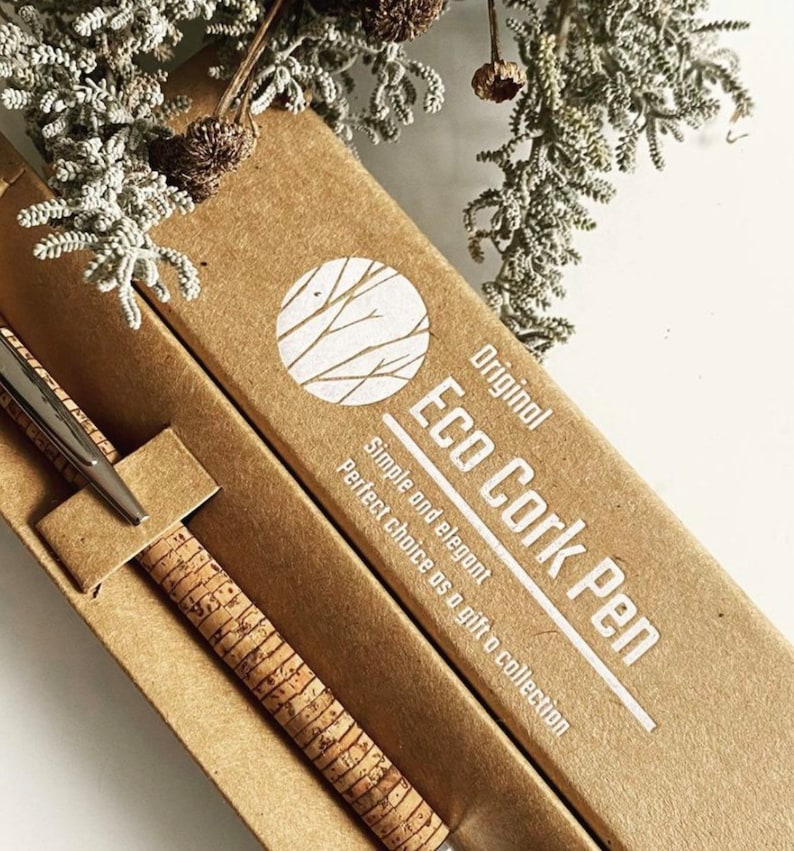 Eco Cork Writing Refillable Pen With One Extra Refill - Etsy