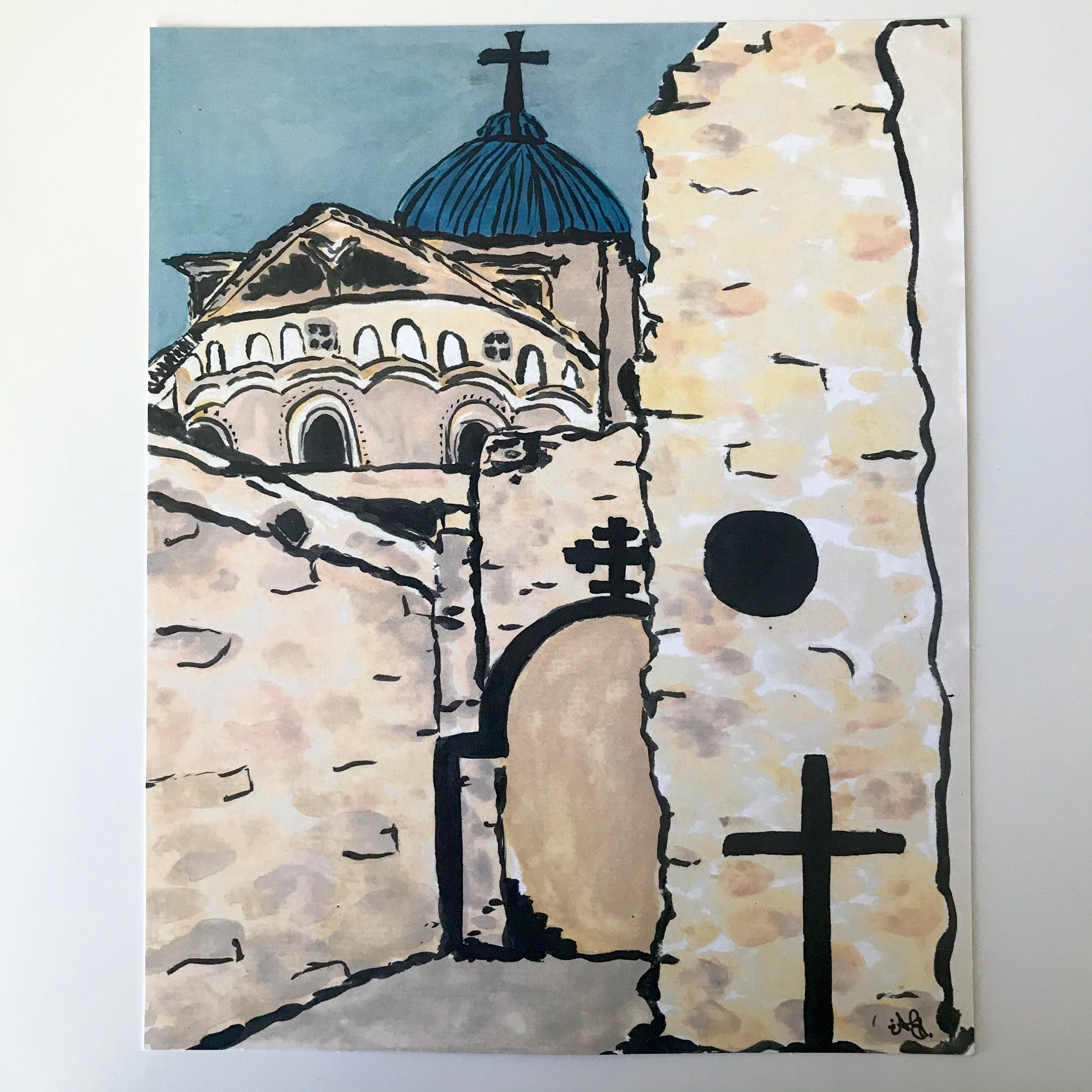 Art Prints The Holy Land Catholic Art Prints 8inX10in | Etsy